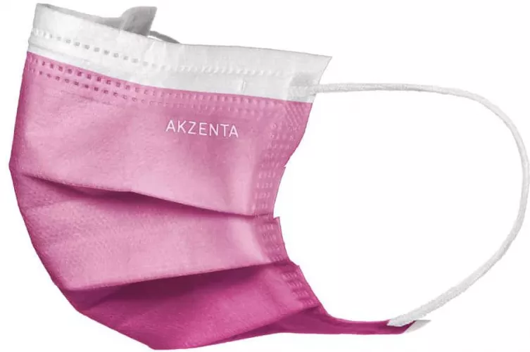Set 50 bucati Masca chirurgicala medicala hipoalergenica Akzenta One ...