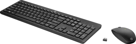 Kit tastatura si mouse HP 235WL wireless negru 1Y4D0AA - cel.ro