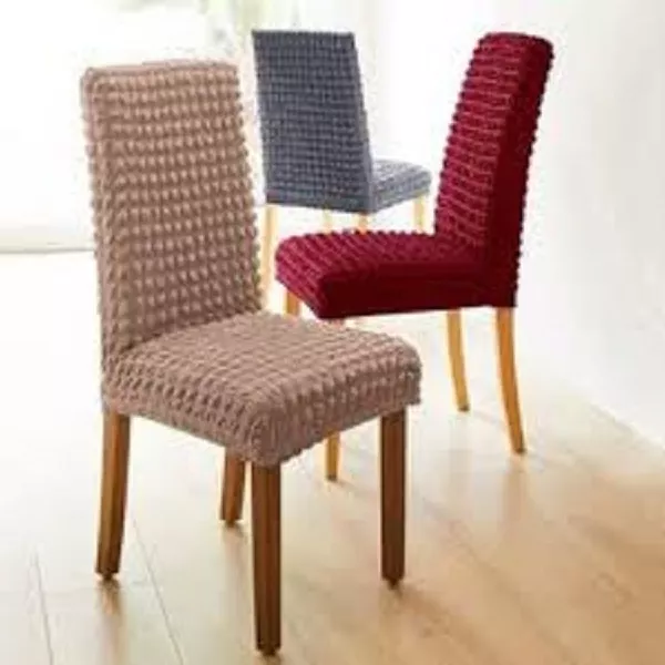 Set 6 huse scaune elastice si creponate fara volane EDS01 - cel.ro