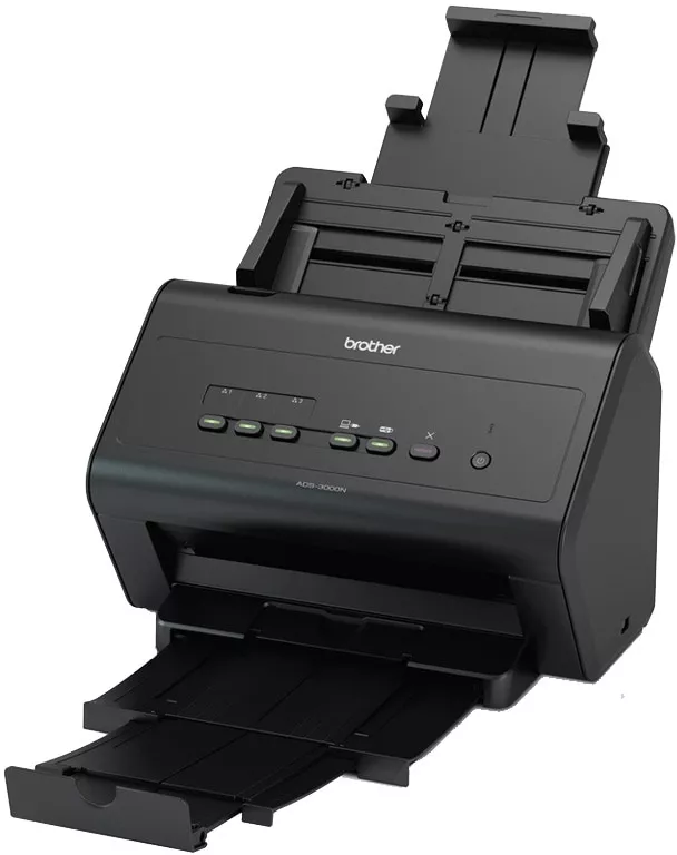 Scanner Brother ADS3000N 600x600dpi ADF 50 coli ADS3000NUX1 - cel.ro