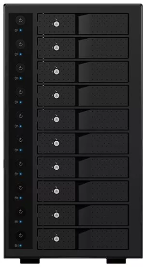 ICYBOX IB-3810-C31 External Enclosure 3.5inch HDD 10bay Case SATA I/II ...