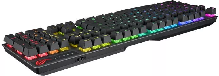 Tastatura gaming mecanica ASUS ROG Strix Scope Deluxe iluminare RGB NX Red