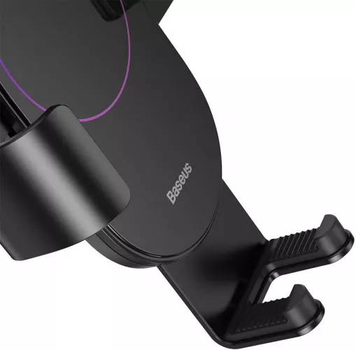 Suport Auto 2 in 1 Baseus Gravity Black prindere la sistemul de ...