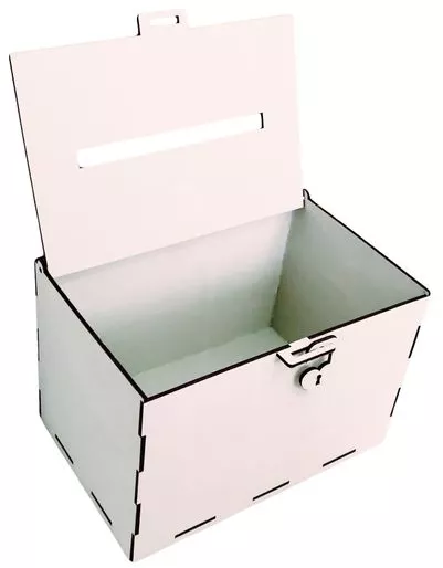 Cutie dar simpla pentru nunta sau botez Lemn 30x20x20 cm CNU001 ...