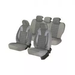 Huse scaune auto Umbrella AUDI Luxury Piele ecologica Gri Textil k3_767 ...