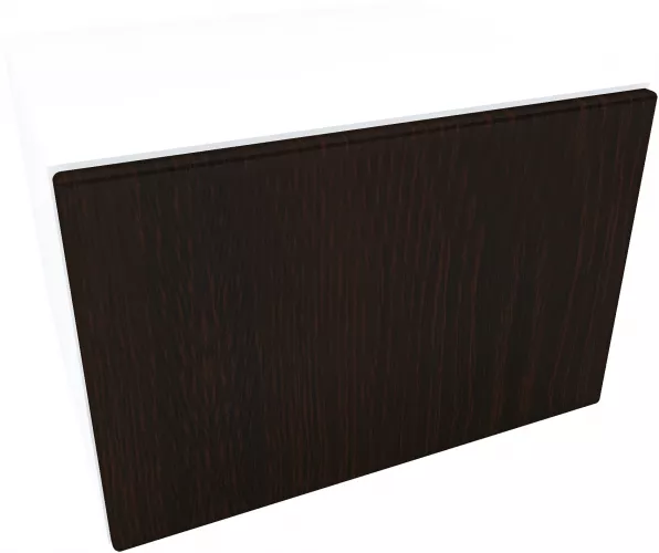 Armonia Comoda alba cu o usa cu sistem PUSH TO OPEN front MDF Wenge