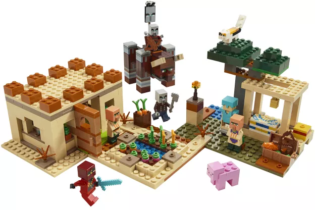 LEGO Minecraft The Illager Raid - 562 piese sv4s_12709930 - cel.ro