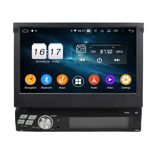 Navigatie 1din cu sistem android si ecran retractabil motorizat VT-8600 ...