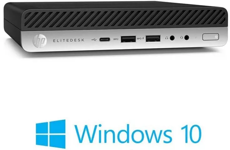 Mini PC HP EliteDesk 705 G4 AMD Quad Core A10-9700E SSD Win 10 Home ...