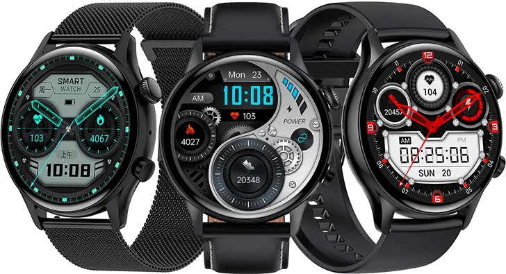Smartwatch IQuality and reg HK PRO Functie Apelare Si Buton Rotativ ...