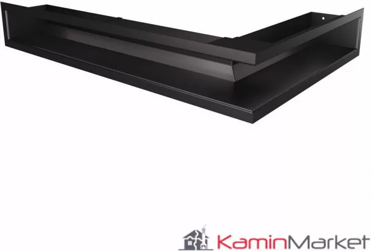 LUFT TS 9x40x60 Grila semineu pe colt - Negru Fresh alzd_263305683 - cel.ro