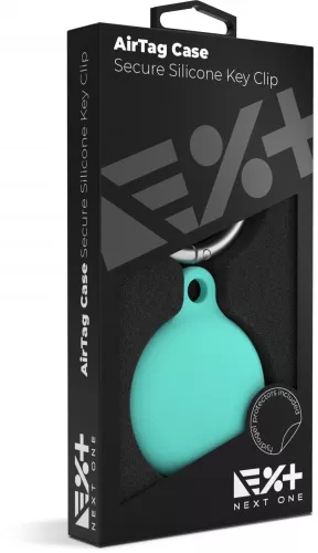 Husa de protectie din silicon NEXT ONE Secure Key Clip pentru AirTag ...