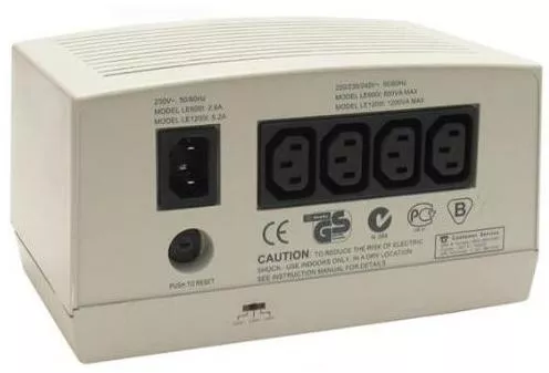 Regulator de Tensiune APC 1200VA 4 iesiri AC 230 V Bej LE1200I le1200i ...