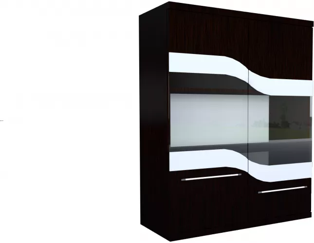 Vitrina suspendata Sigma 2 usi wenge - cel.ro