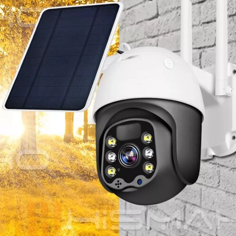 Camera CCTV cu panou solar HD 2MP MRKT5246 - cel.ro