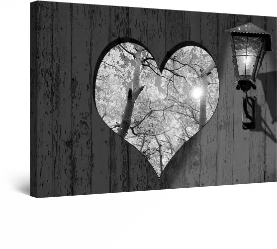 Tablou DualView Startonight Din Inima luminos in intuneric 120 cm x 80 ...