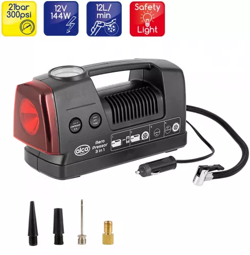 Compresor auto aer 12 V 3in1 nonstop 10148 - cel.ro