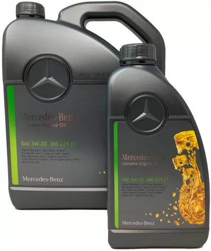 Pachet 6 litri Ulei motor Mercedes MB 229.51 5W-30 MB229.51-6L - cel.ro