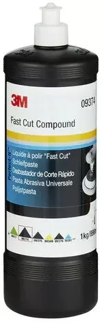 Pasta polish abraziva Alb 3M Fast Cut Compound 1kg 093743m - cel.ro