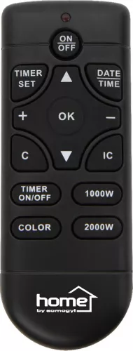 Semineu electric incorporabil sau prindere pe perete 2000W telecomanda ...