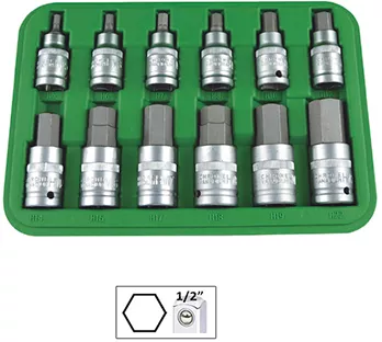 Set De 12 Piese 1/2INCH Imbusuri Hexagonale 51260