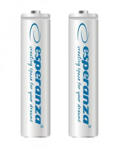 Set 2 acumulatori AAA R3 Esperanza 92250 1000mAh Ni-MH 1.2V ...