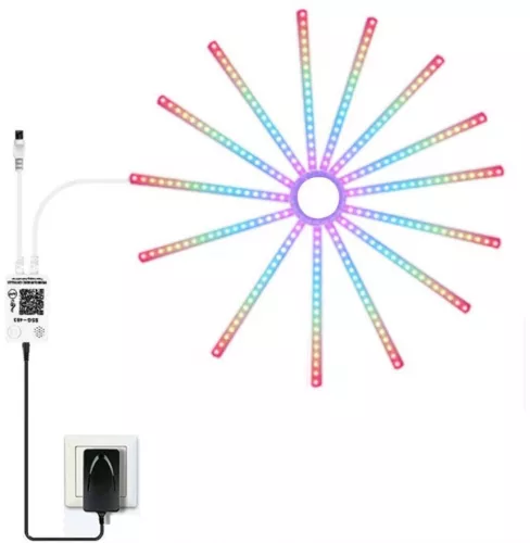 Banda lumini LED RGB artificii Smart BT USB ELECTRICE5697 - cel.ro