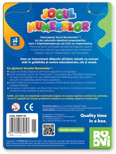 JOCUL NUMERELOR - CLASIC DTO62697 - cel.ro