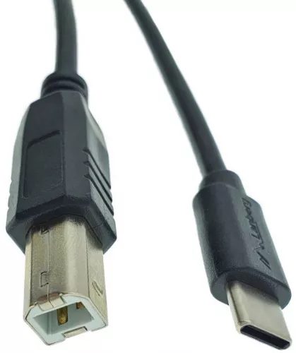 Cablu USB tip C imprimanta USB 2.0 3 m Lanberg 42978 USB B la USB-C la ...