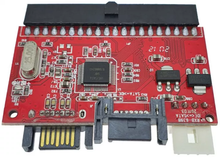Convertor placa adaptor IDE 40 pini la SATA cu cabluri transmisie - cel.ro