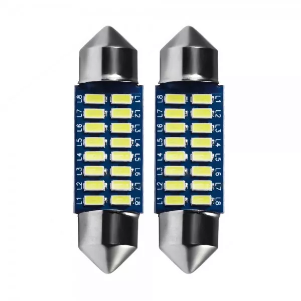 Set doua becuri auto LED SMD 5W 16 LED MRKT5553 - cel.ro