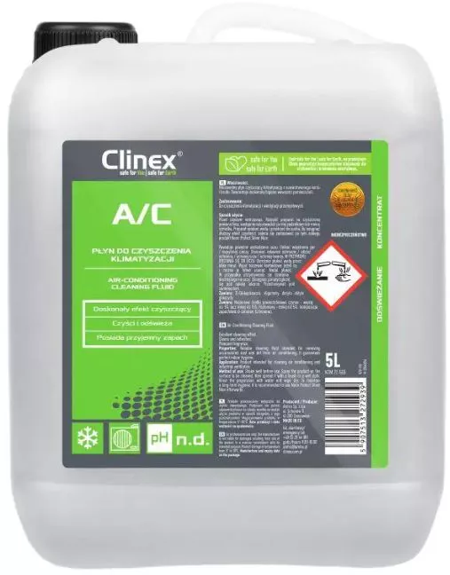 Clinex A/c 5 Litri Solutie Pentru Curatat Instalatii De Aer Conditionat ...