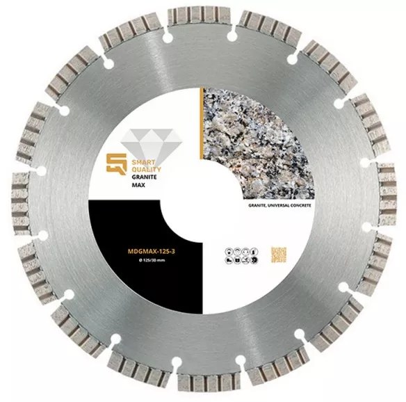 Disc diamantat 350x25.4 mm Granit MAX beton universal si granit mdgmax ...