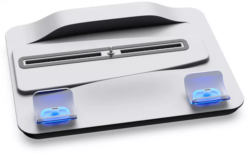 Statie PS5 pentru racire si incarcare controller design premium cu 2 ...