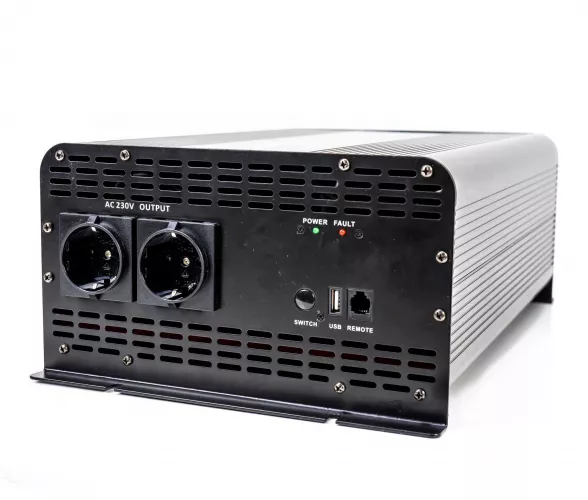 Invertor de tensiune AlcaPower by President 3000W 12V-230V Sinus Pur port USB - cel.ro