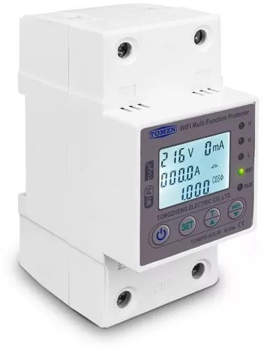 Contor monofazat inteligent WiFi 63A 110V 220V 50/60Hz cu functie de ...