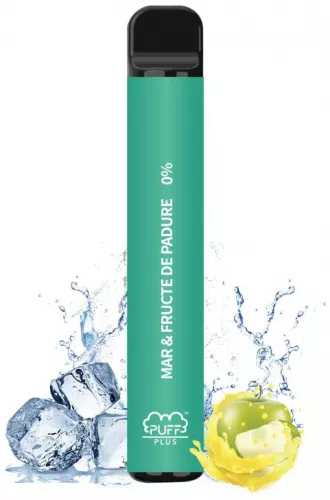 Puff Plus 800 pufuri Mar and Fructe de padure 0 fara nicotina 3.2 ml la ...