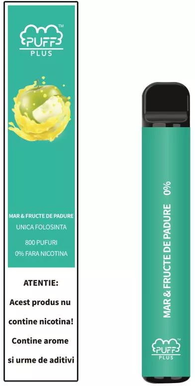 Puff Plus 800 pufuri Mar and Fructe de padure 0 fara nicotina 3.2 ml la ...