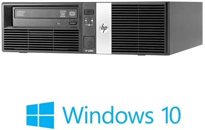 Calculatoare HP RP5800 Retail System Intel i3-2120 2 x Serial Win 10 ...