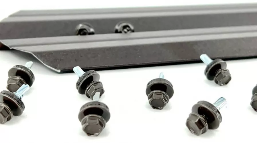 Set 25 buc Sipca Metalica Gard 1100 x115mm/buc Maro Inchis Ral 8019 ...