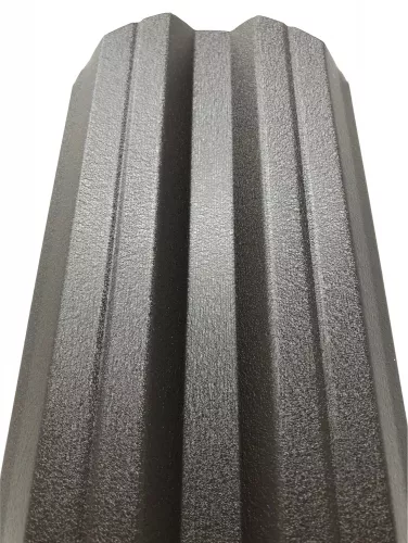 Set 25 buc Sipca Metalica Gard 1500x115mm/buc Maro Inchis RAL 8019 ...