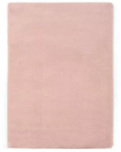 Covor roz invechit 160 x 230 cm blana ecologica de iepure 285086 - cel.ro