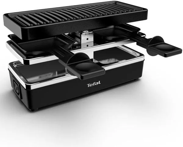 Gratar electric Tefal RE230812 Raclette Grill Plug and Share 400W Negru ...