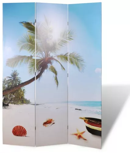 Paravan de camera pliabil 120 x 170 cm plaja 240474 - cel.ro