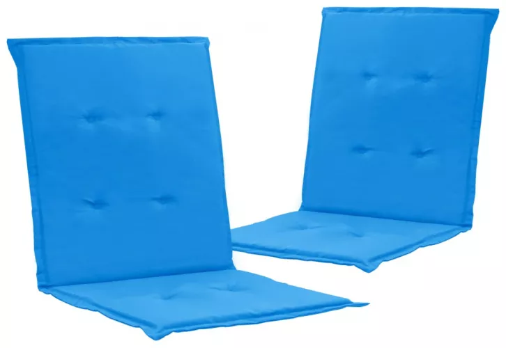 Perne pentru scaun de gradina 2 buc. albastru 100x50x3 cm 47554 - cel.ro