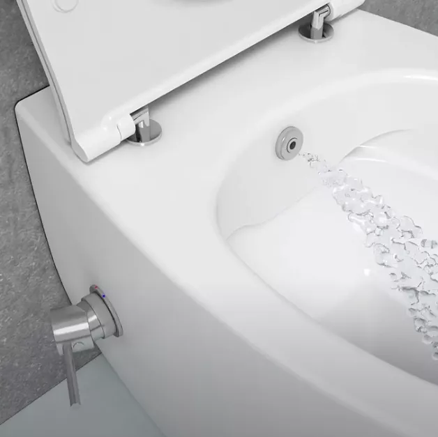 Set complet - Toaleta cu bideu Isvea Sentimenti Neo CleaRim Tece ...