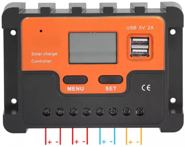 Controller tensiune pentru panou solar 24V 40 A LCD