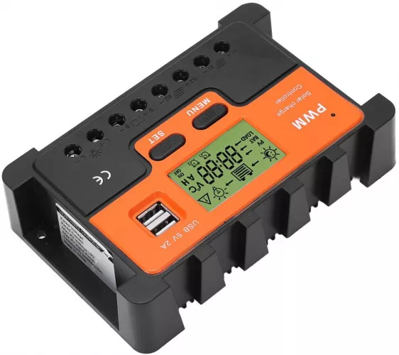 Controller tensiune pentru panou solar 24V 40 A LCD