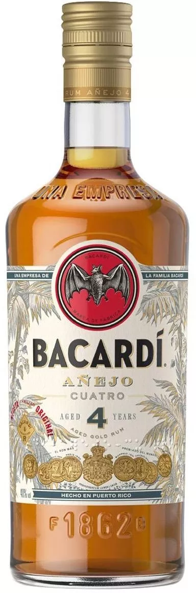Rom Bacardi Anejo Cuatro 4 Ani 40 0.7L DB0000002340 - cel.ro