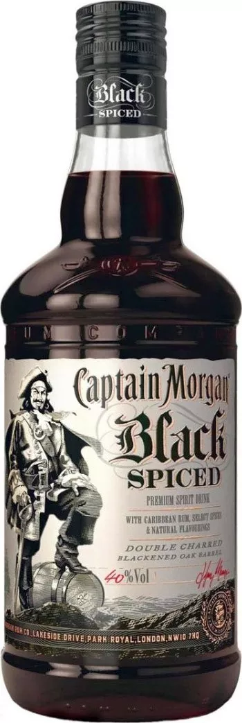 Rom Captain Morgan Black Spiced 40 1L DB0000000276 - cel.ro